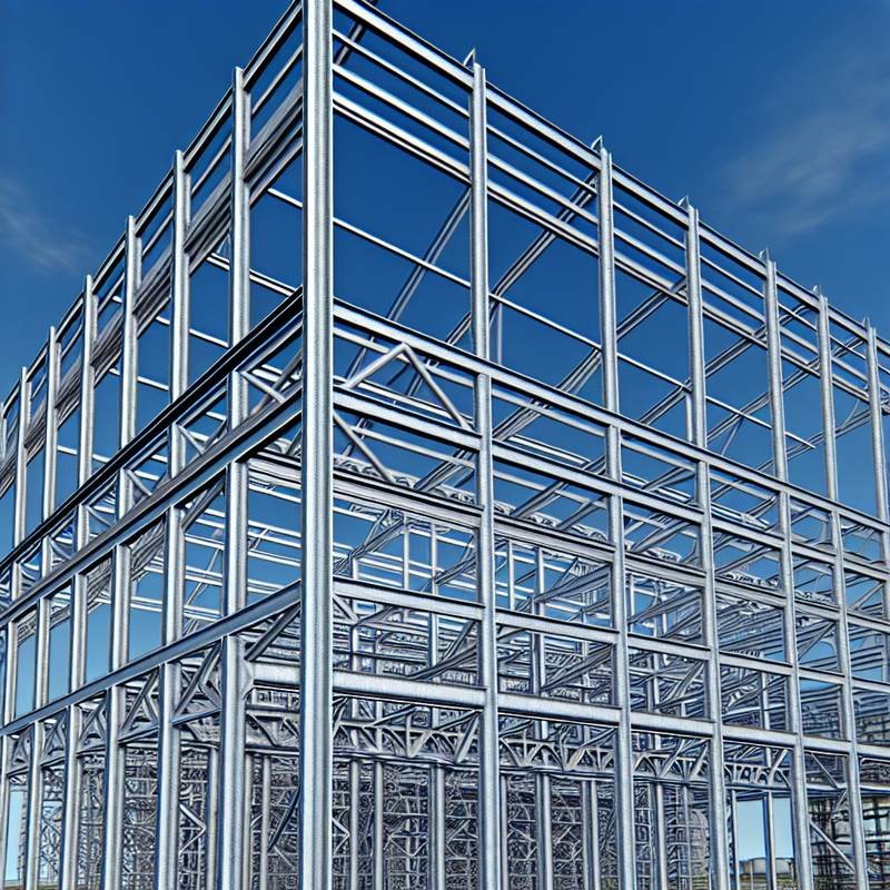 Installation de structures industrielles en acier résistant aux ...